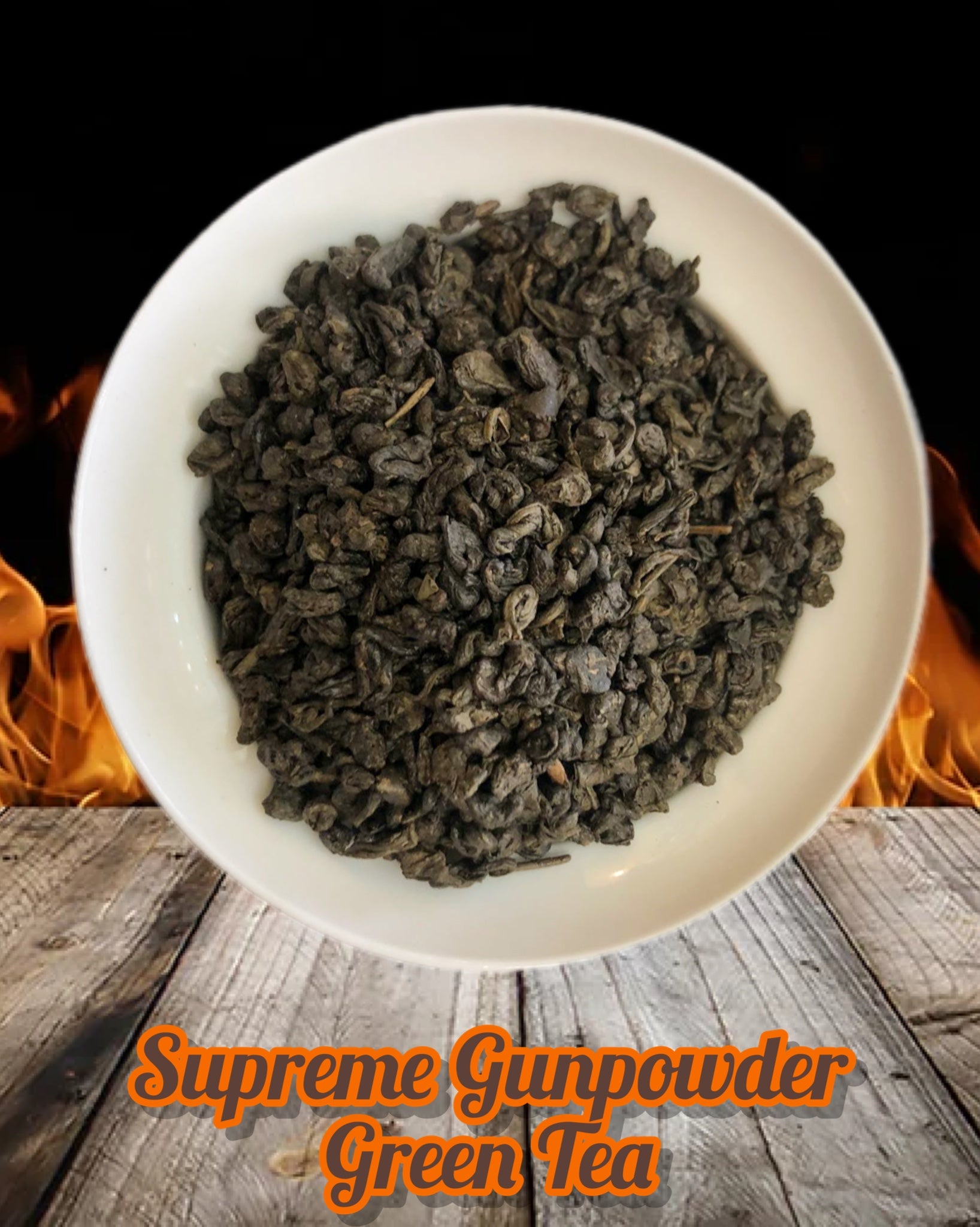 Supreme Gunpowder Green Tea – Aroma Tea Shop